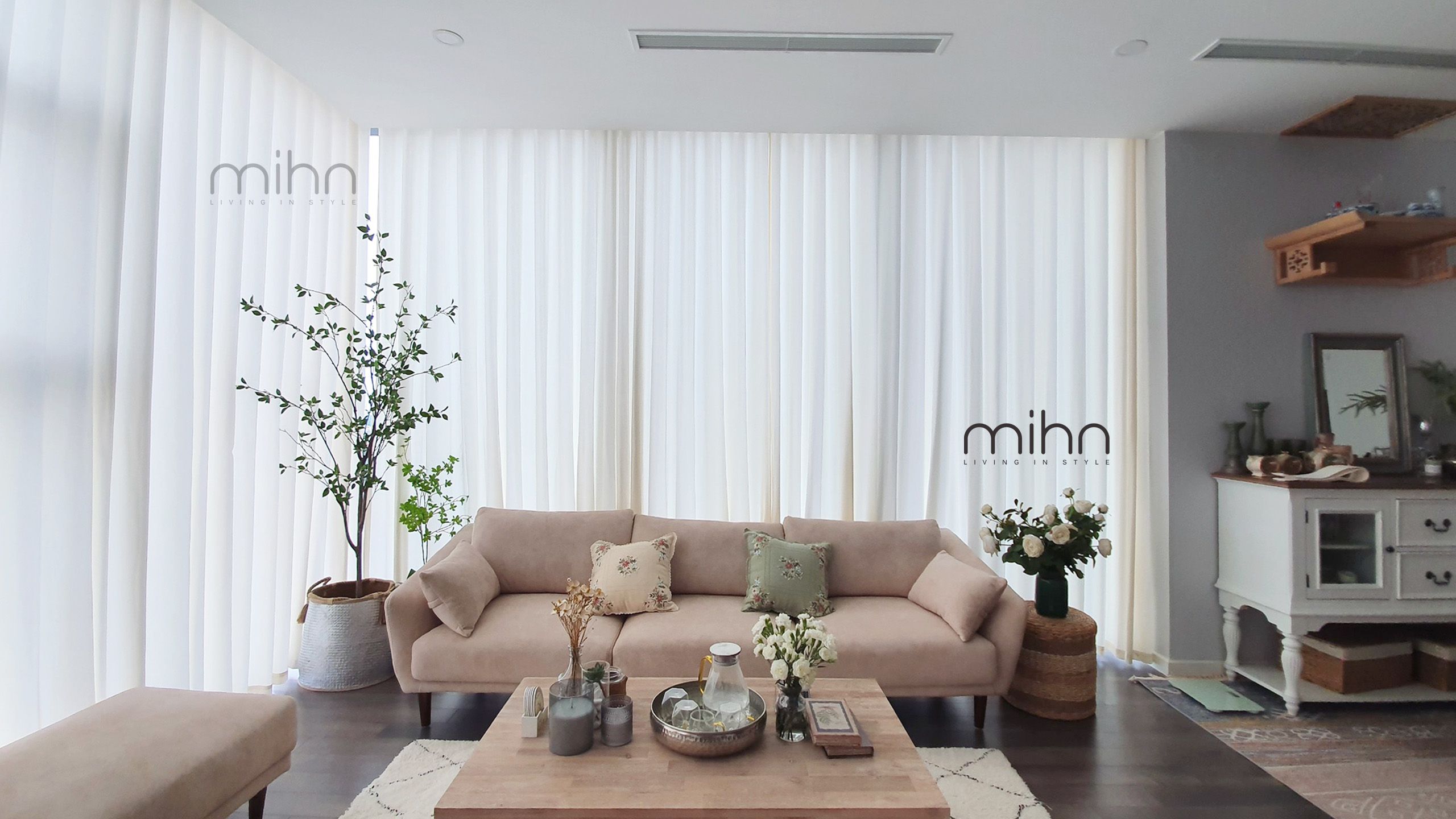 Rèm vải màu kem - Lựa chọn tối ưu cho công trình nội thất | Rèm cửa ...